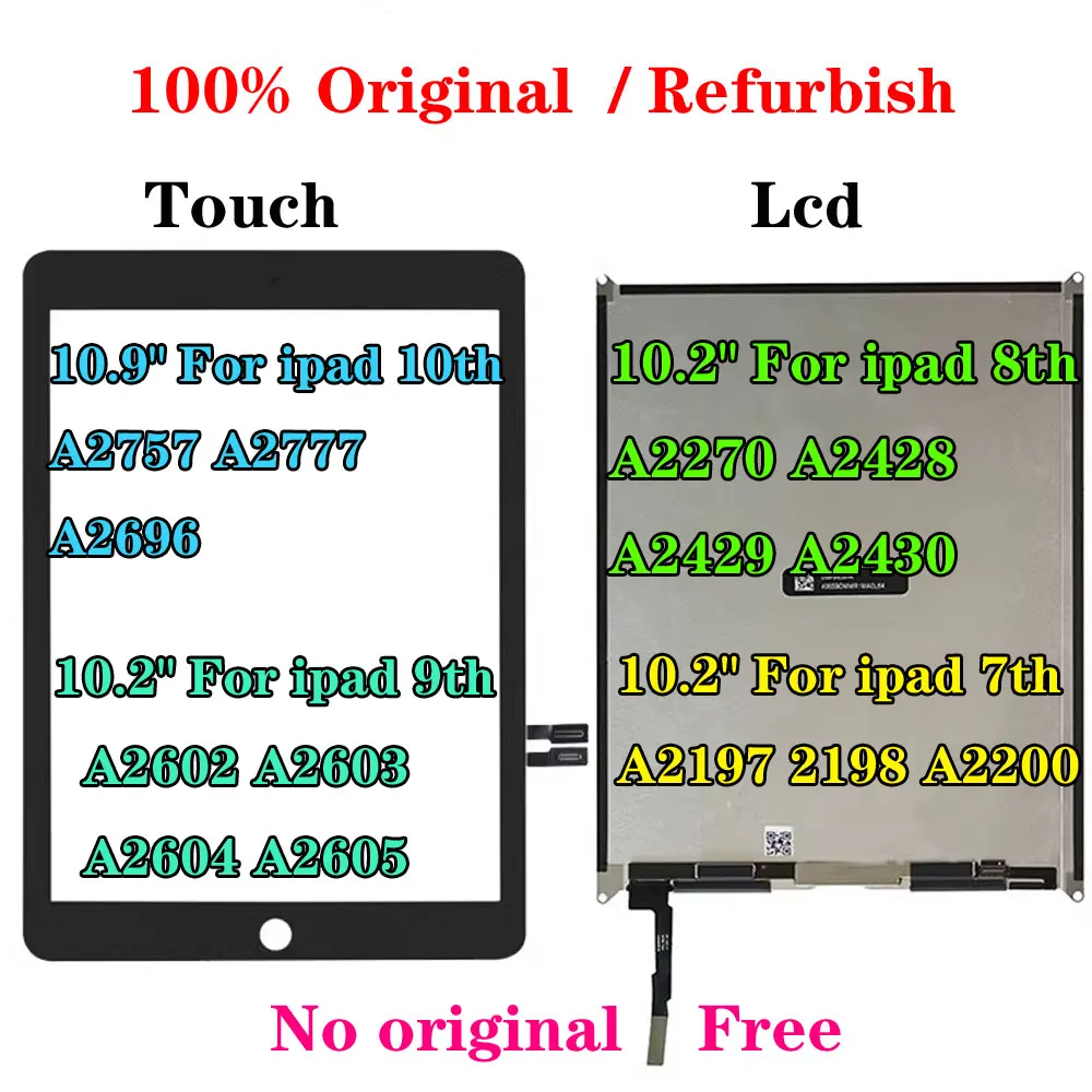 Original-Screen-For-Ipad-10rd-Gen-10-9-A2757-LCD-Replacement-Display ...
