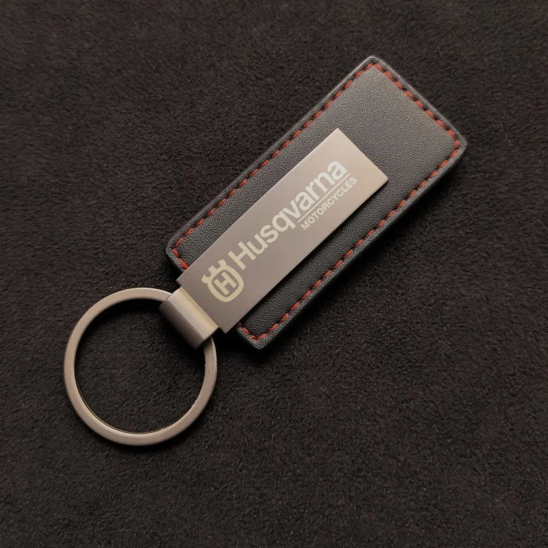 Luxury Metal Leather Moto Keychain Keyring For Husqvarna 701 ENDURO ...