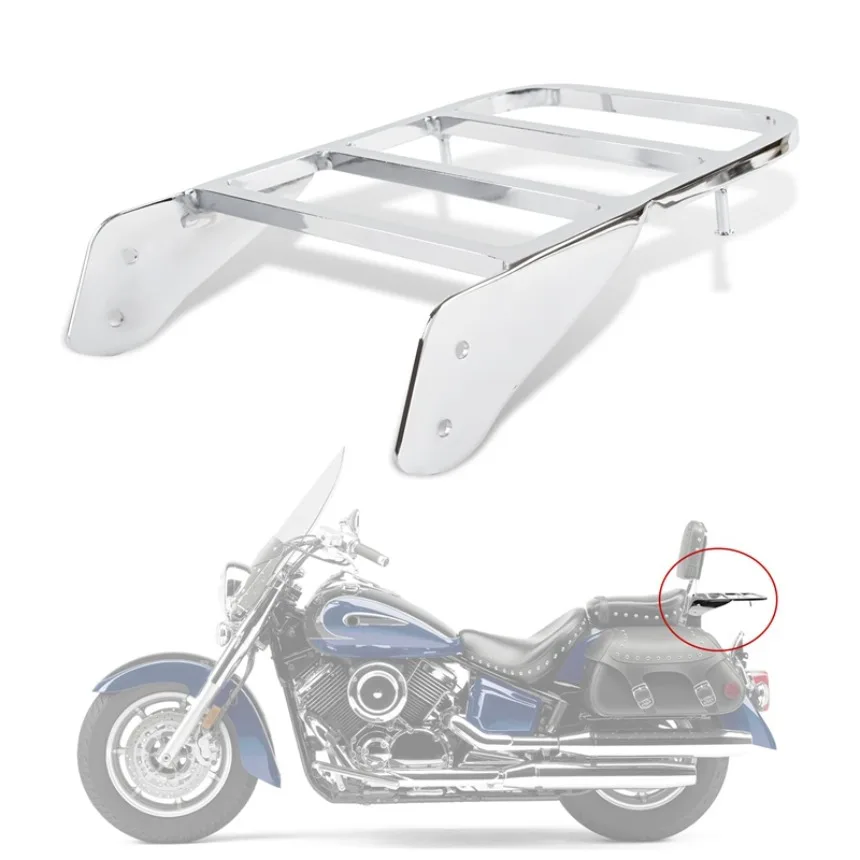 Motorcycle-Steel-Backrest-Sissy-Bar-Luggage-Rack-Moto-Accessories-Fit ...