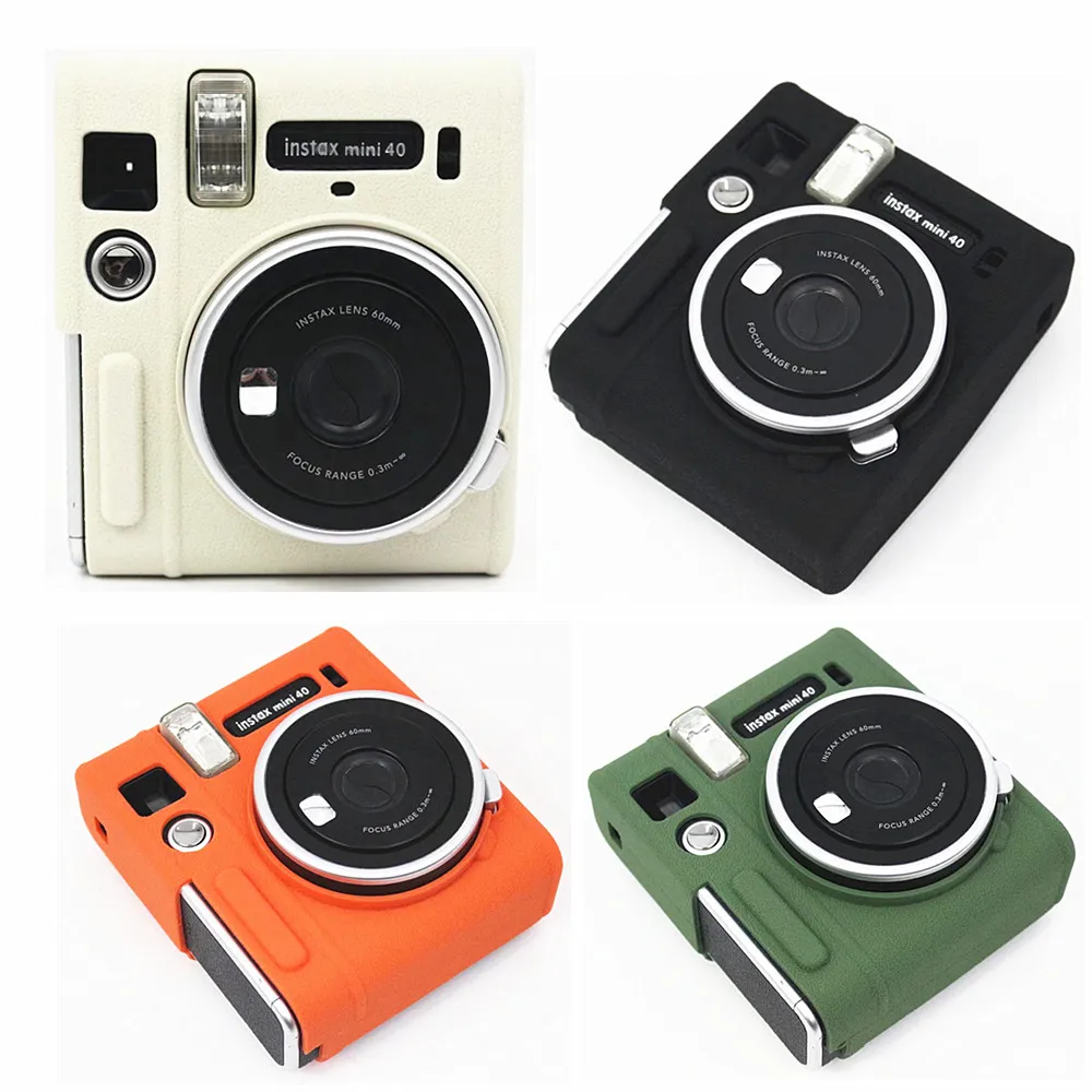 For-Fujifilm-instax-mini-40-Camera-Anti-Slip-Texture-Design-Silicone ...