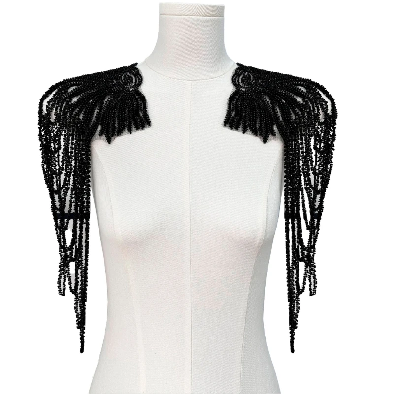 1-Pair-Sequined-Beaded-Uniform-Epaulets-Party-Costume-Epaulettes ...