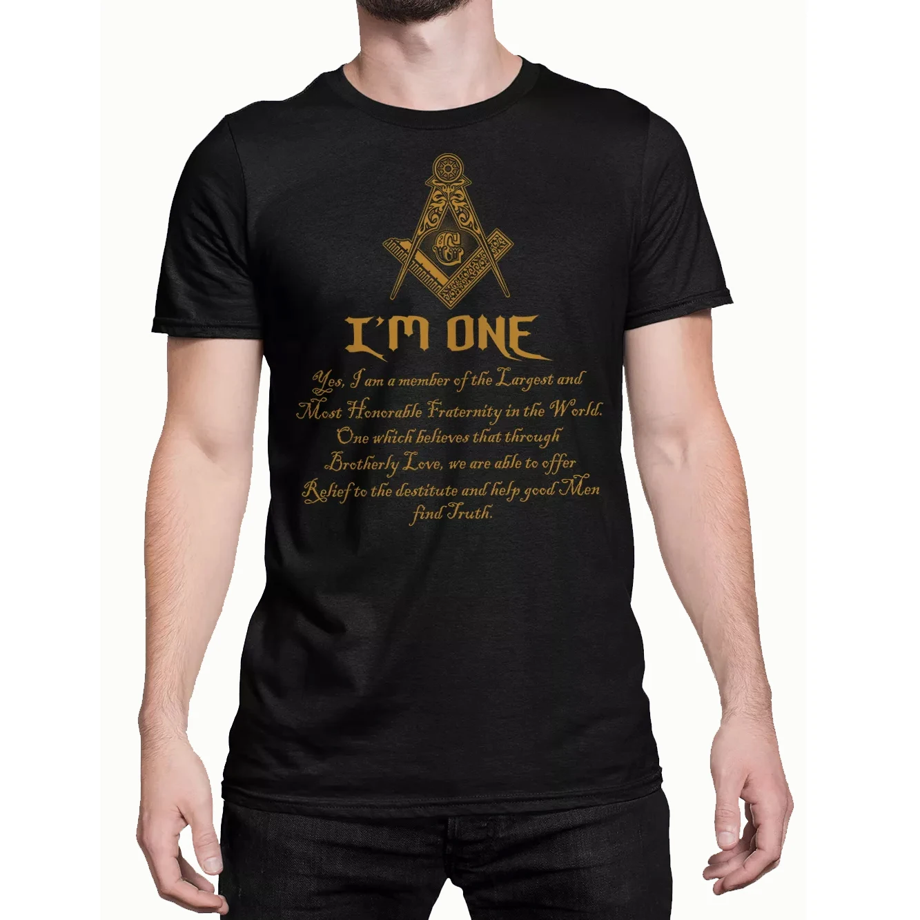 I-Am-One-Master-Mason-or-Lodge-Member-Freemason-Masonic-T-Shirt-100 ...