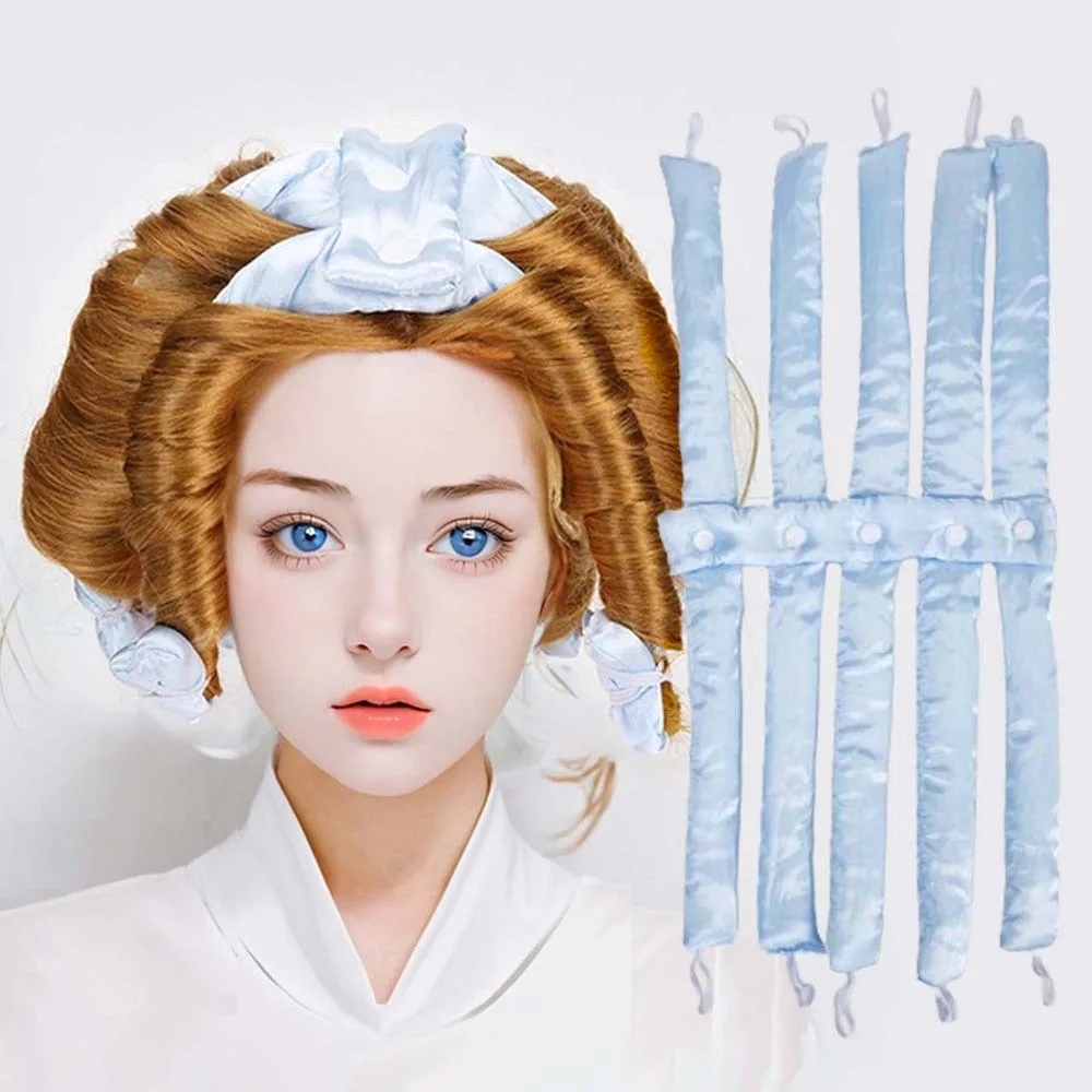 Octopus-Headband-Heatless-Curling-Rod-Hairstyling-Tool-Lazy-Hair-Curler ...