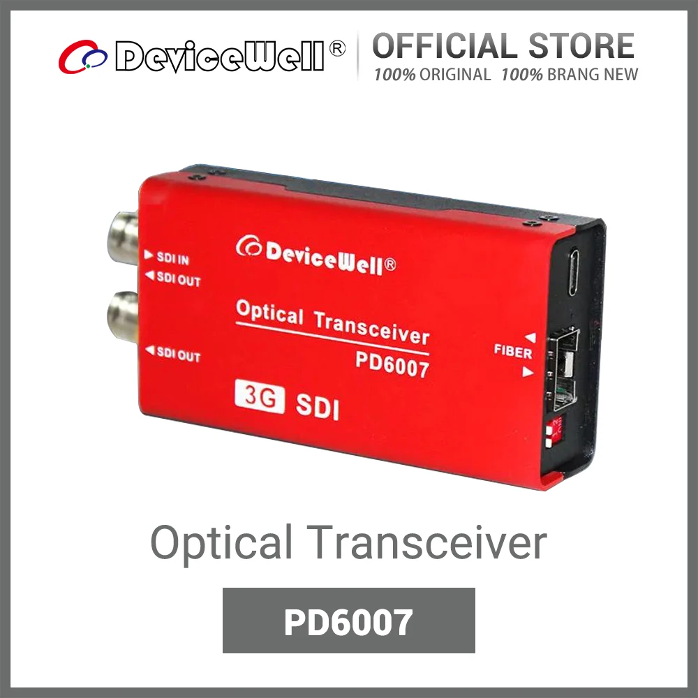 Devicewell Pd6007 Broadcast-grade 3g Sdi Optical Transceiver - Video ...