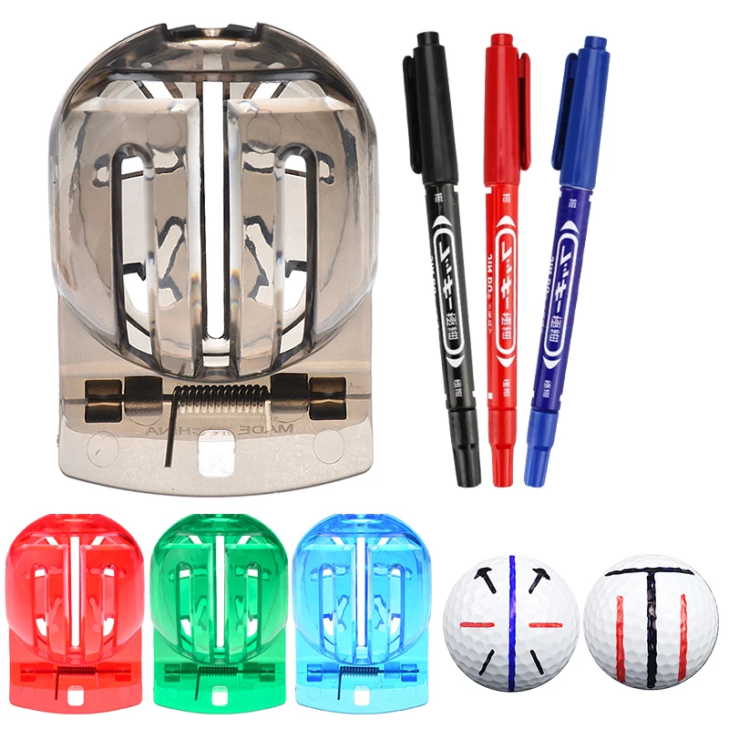 New-Golf-Ball-Liner-Alignment-Tool-Combination-suit-Golf-Ball-Marker ...