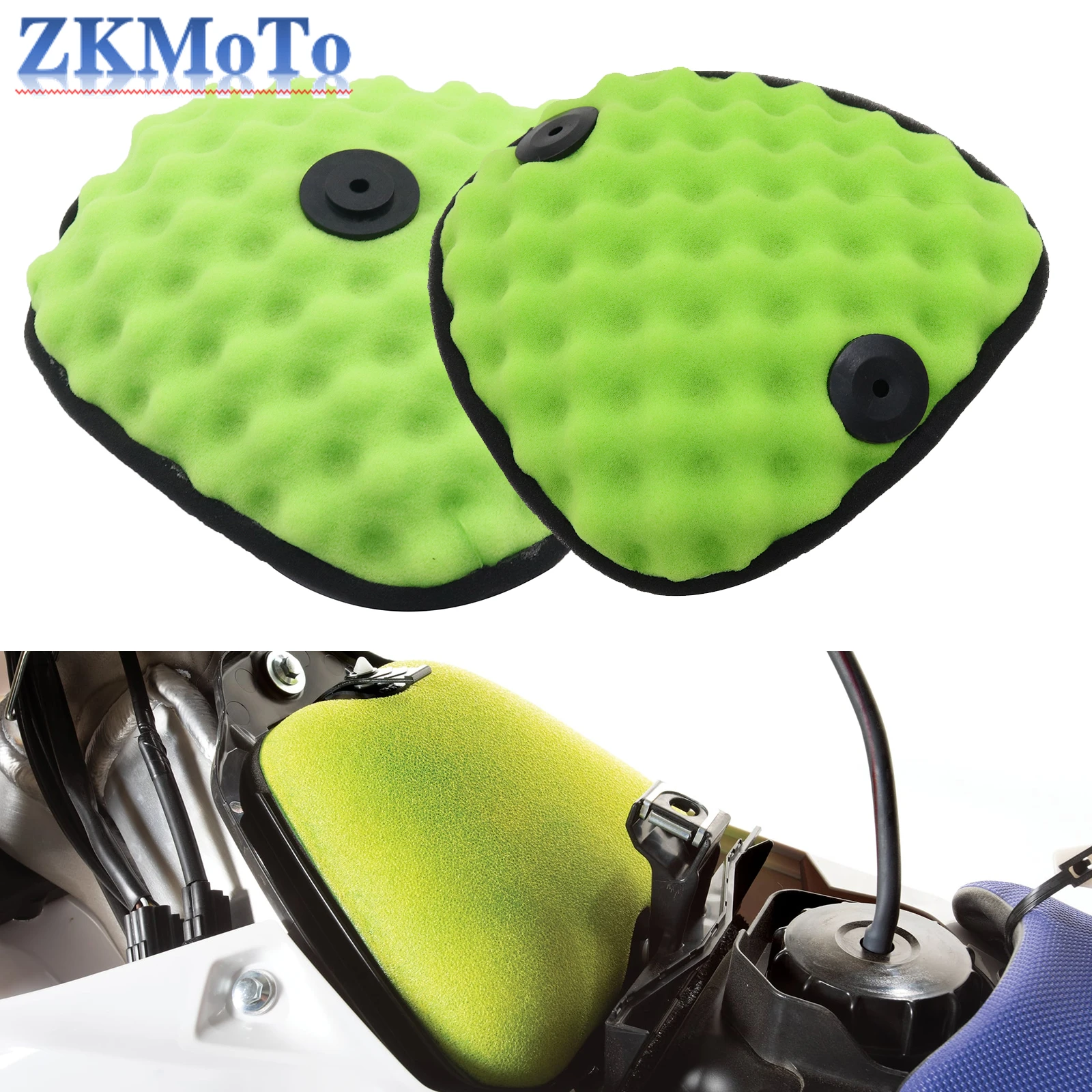 Motocross Air Filter Cleaner Intake Sponge For Yamaha YZ250F YZ450F ...