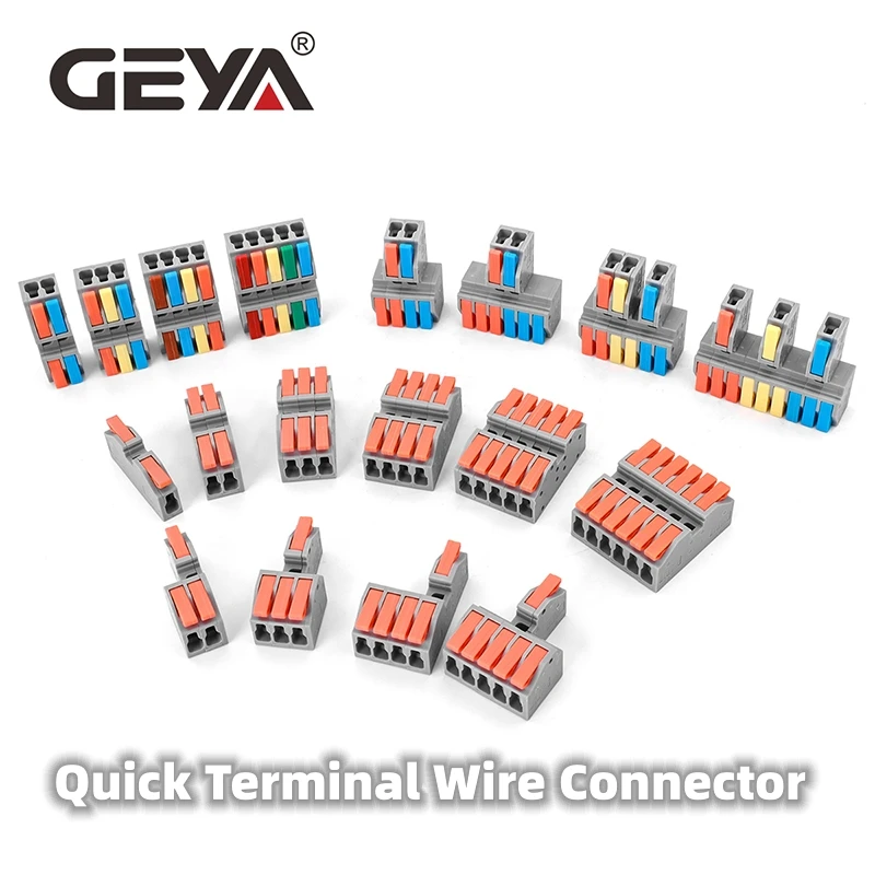 10PCS-GEYA-GEC1-Mini-Quick-Wire-Conductor-Connector-Qick-Connection ...