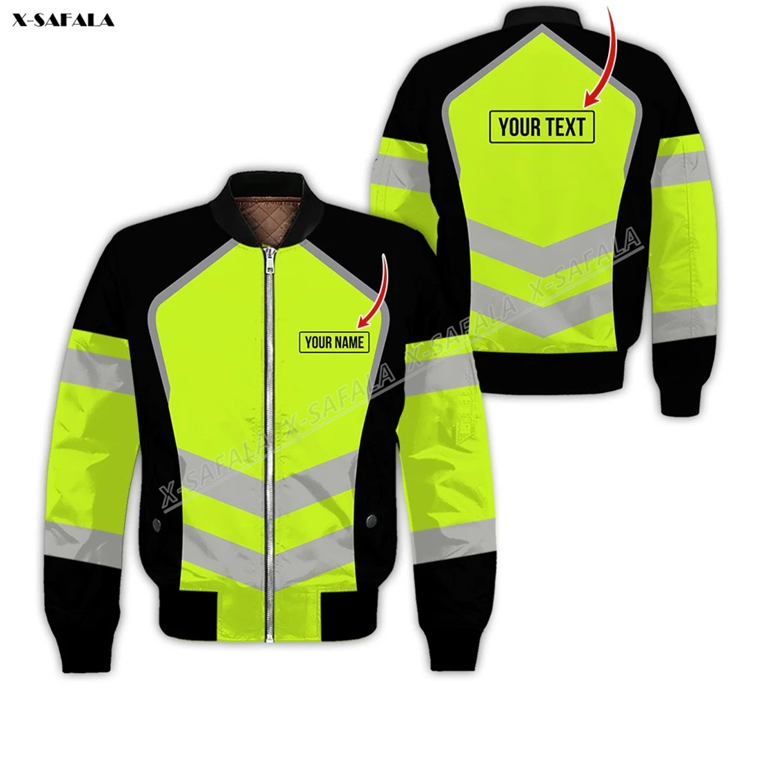 Truck-Equipment-Operator-3D-Printed-Bomber-Thick-Jacket-Adult-Men ...
