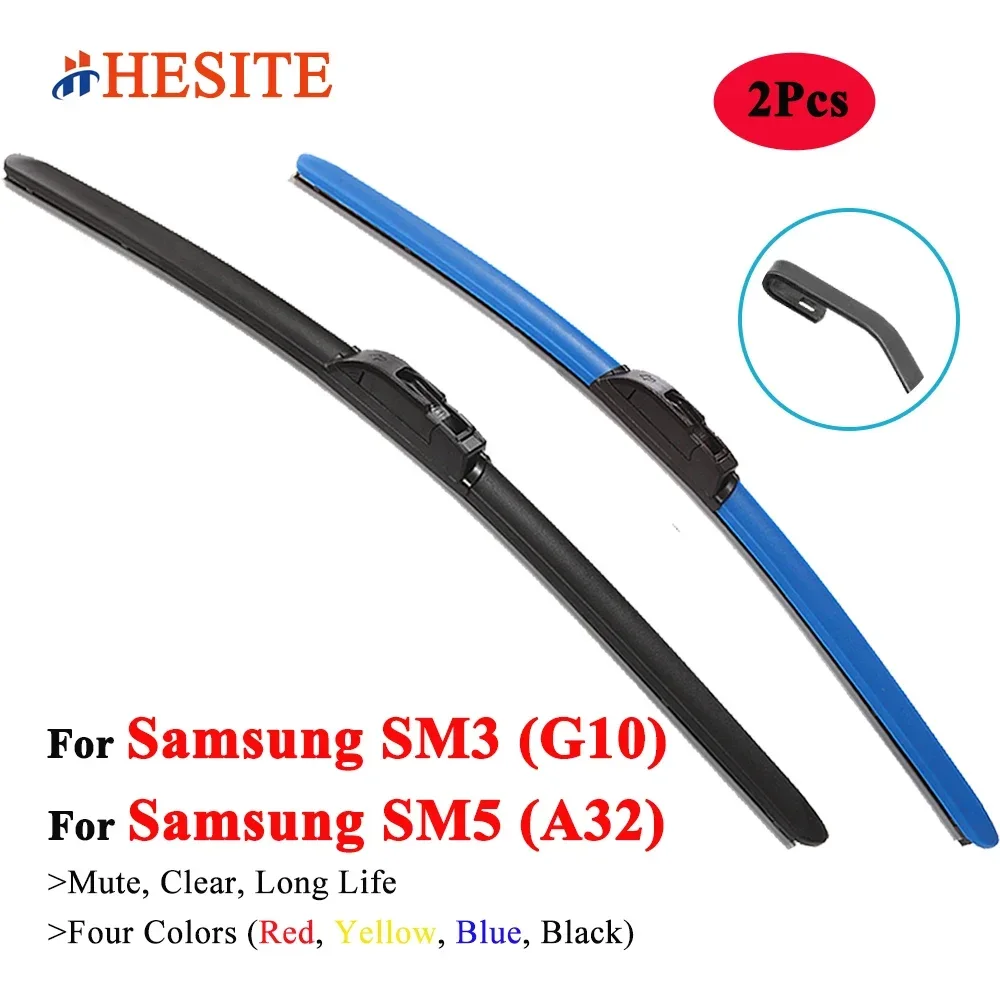 HESITE-Colorful-Wiper-Blades-For-Samsung-SM3-G10-SM5-A32-Sedan-1997 ...