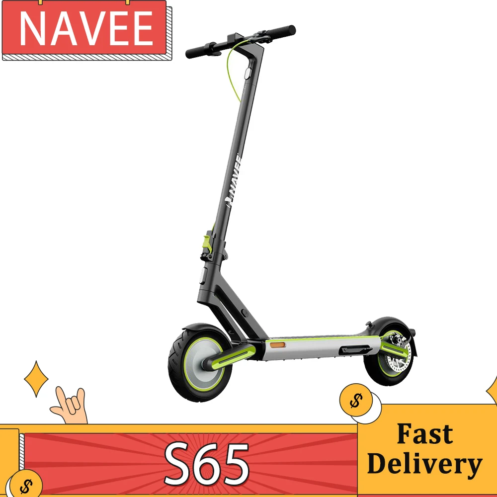 NAVEE-S65-Electric-Scooter-10-Inch-Tire-500W-Motor-48V-12-75AH-Battery ...