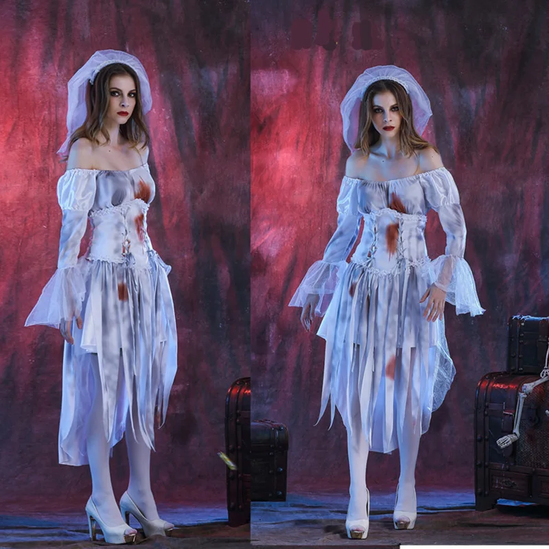 Halloween-Horror-Bloody-Ghost-Bride-Cosplay-Costume-Ghost-Festival ...