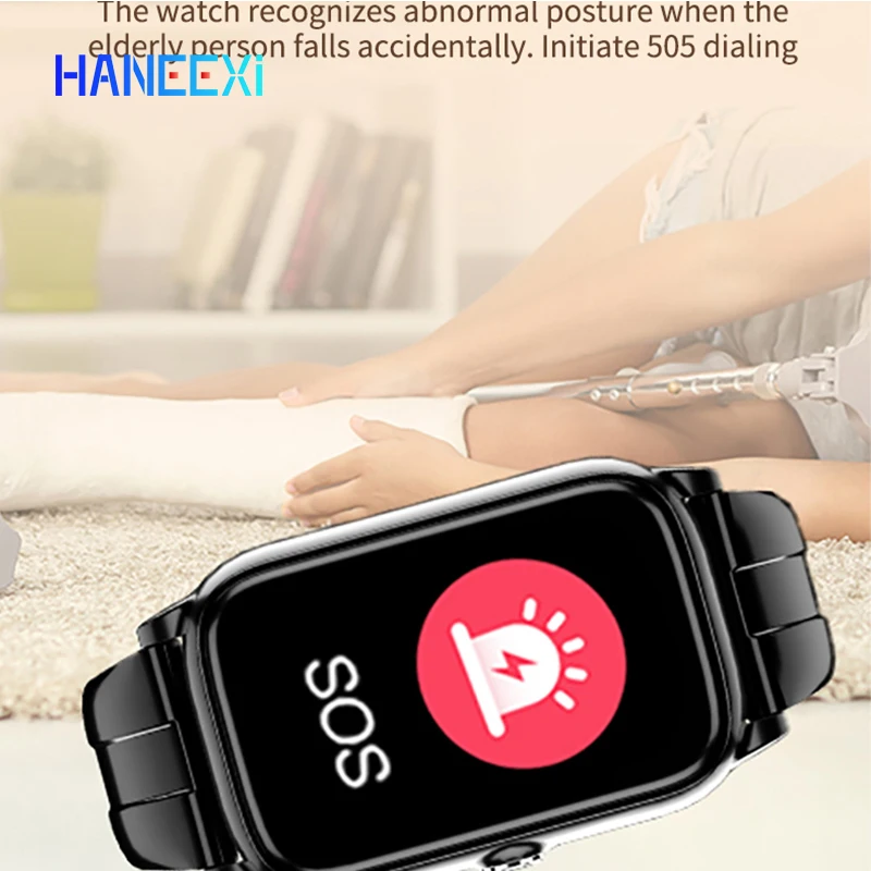 Fall Detection One-click SOS Call 4G GPS Smart Watch with SIM Card for ...