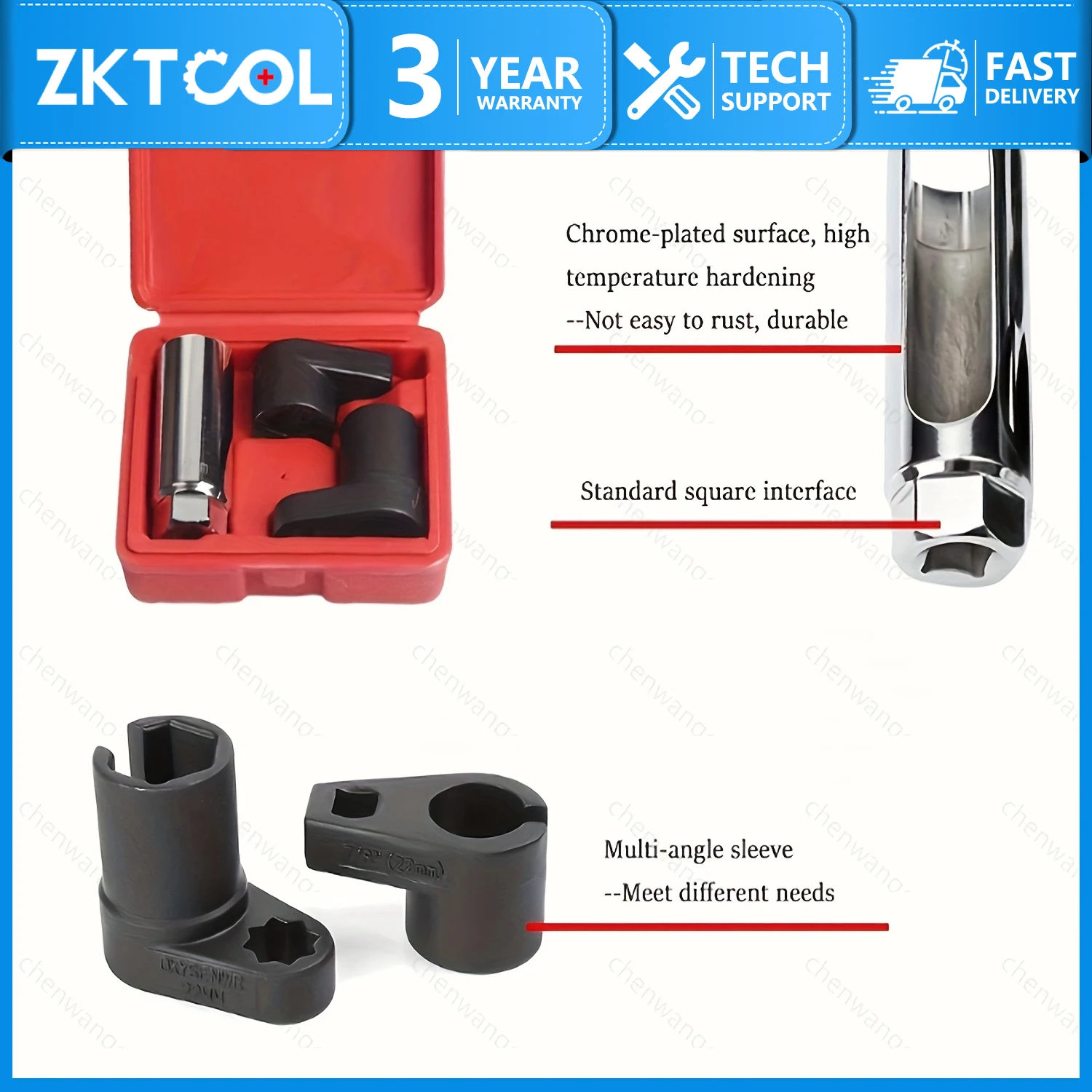 3-Pack-Car-Oxygen-Sensor-Socket-Removal-Wrench-Tool-3-8-Inch-Offset-O2 ...