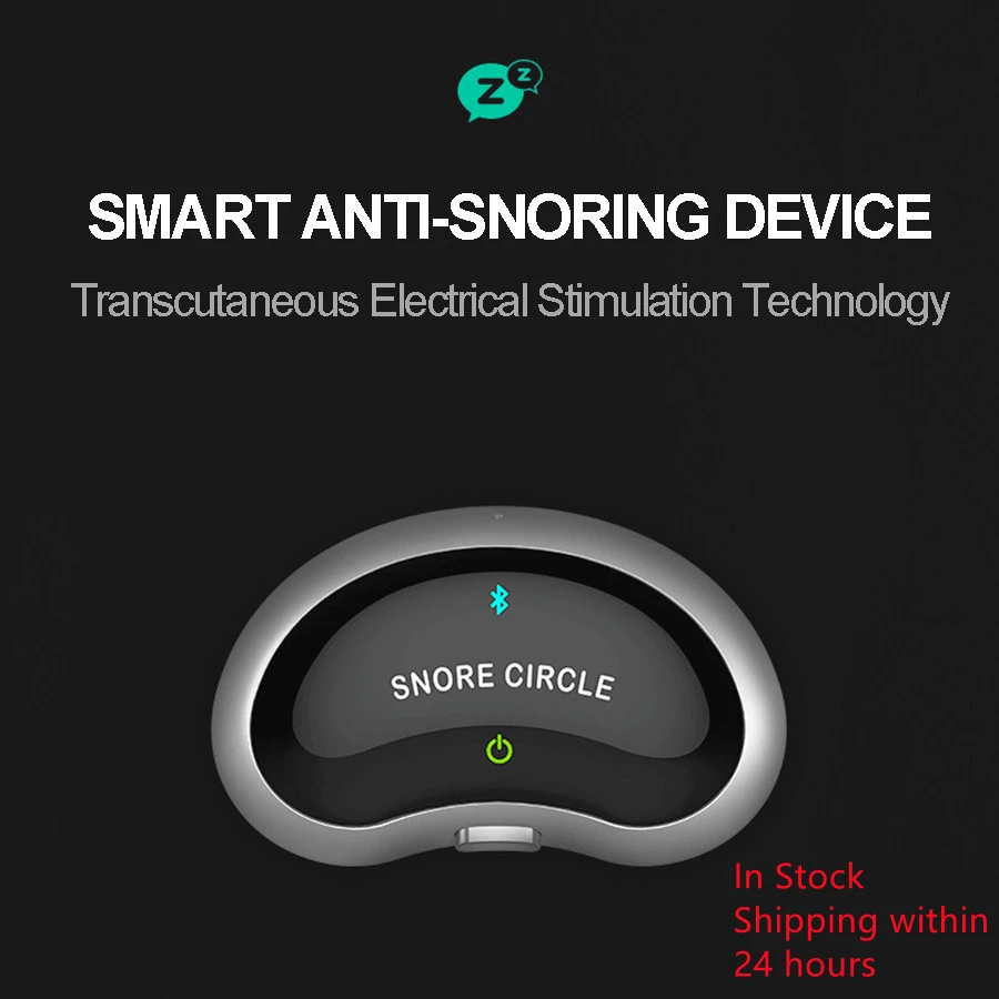 Smart Anti Snoring Device Magnetic Patch Snore Stopper Electric Throat ...