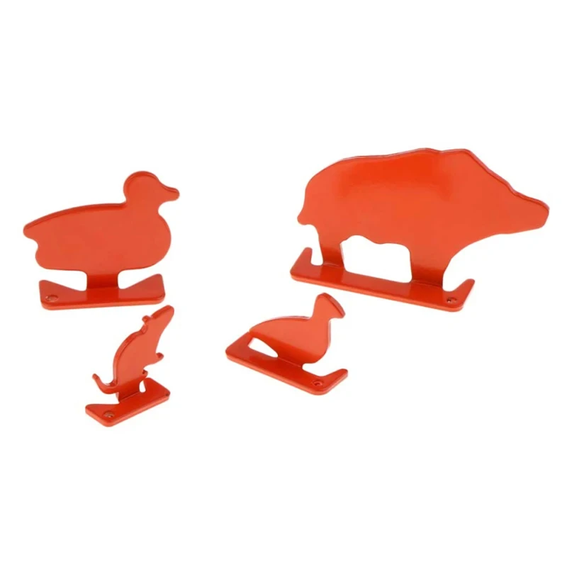 Outdoor-Indoor-4Pcs-set-Metal-Animal-Silhouette-Plinking-Target ...