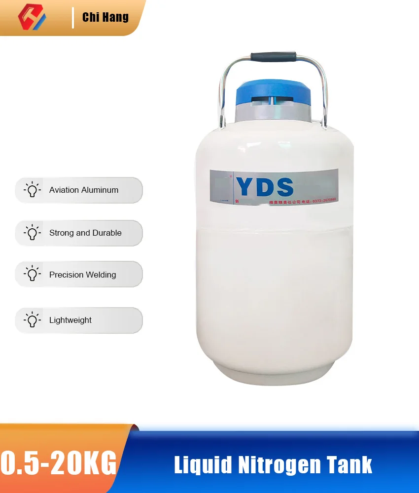 YDS 6 Storage Type Cryogenic Liquid Nitrogen Tank 6L Sealed Leak Proof ...