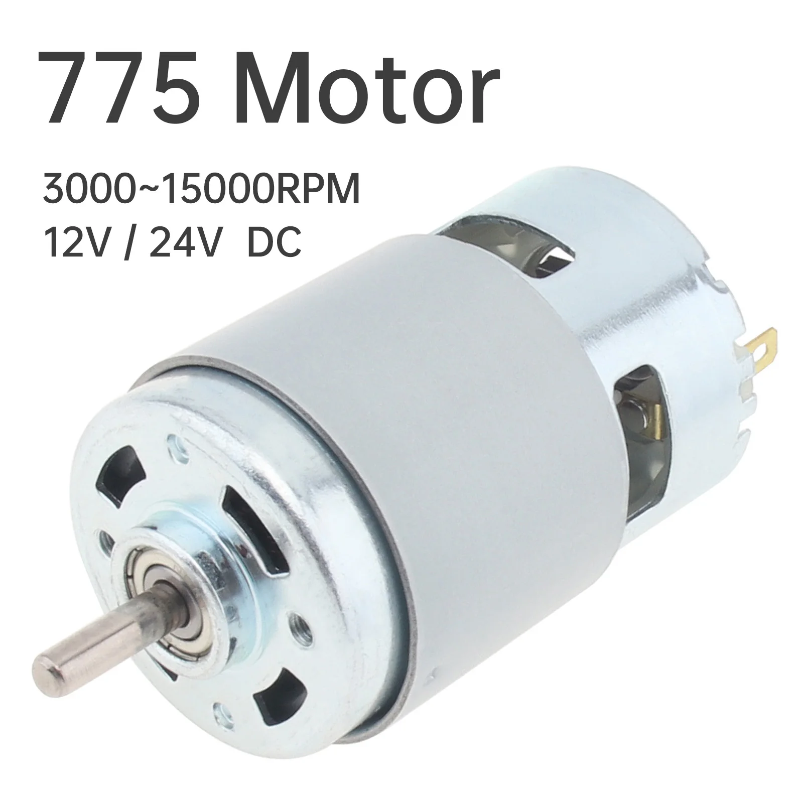775 DC Motor 12V/24V 3000-15000RPM High Speed Large Torque Motor for ...
