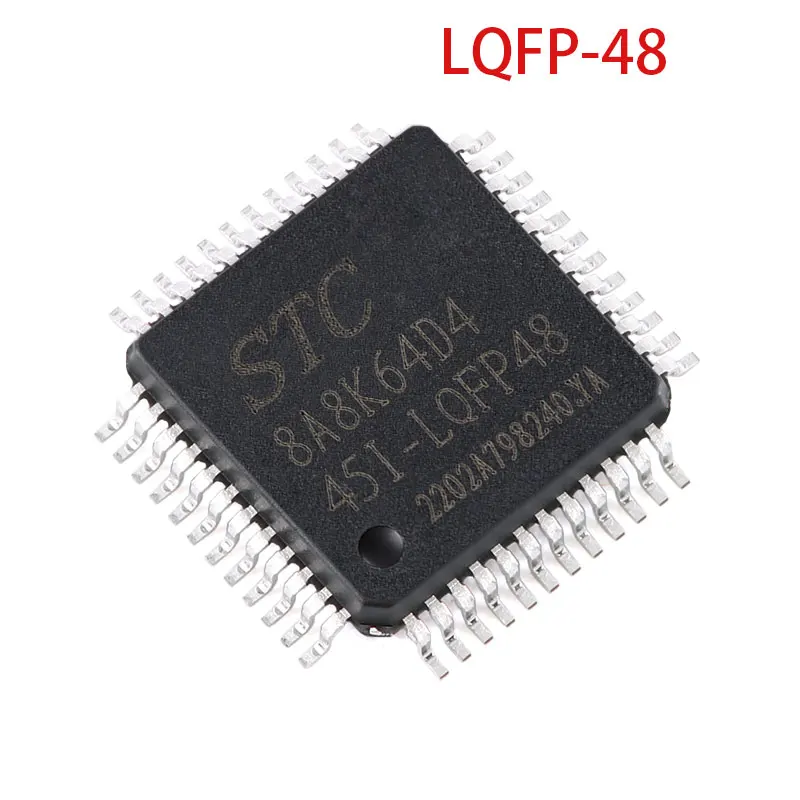 Original-genuine-STC8A8K64D4-45I-LQFP48-1T-8051-microprocessor ...