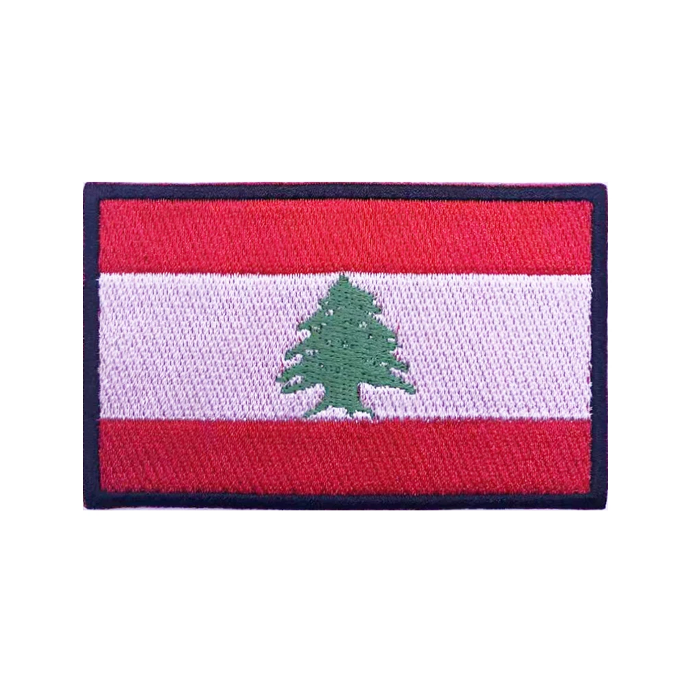 Lebanese-flag-Lebanon-Patches-Armband-Embroidered-Patch-Hook-Loop-Iron ...