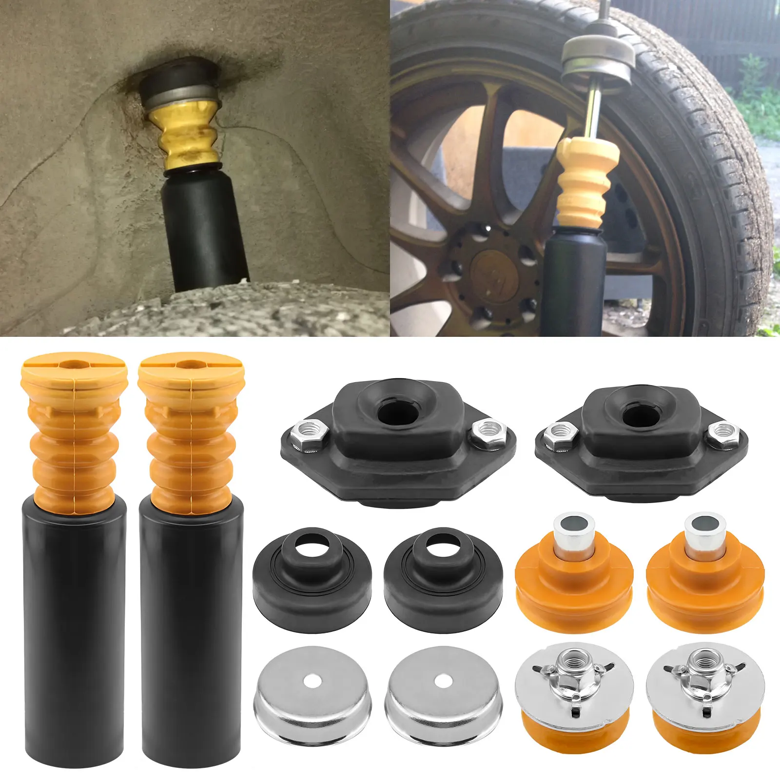 Rear Upper Lower Shock Mount Kit For BMW E81 E88 E82 E90 E92 Shock ...