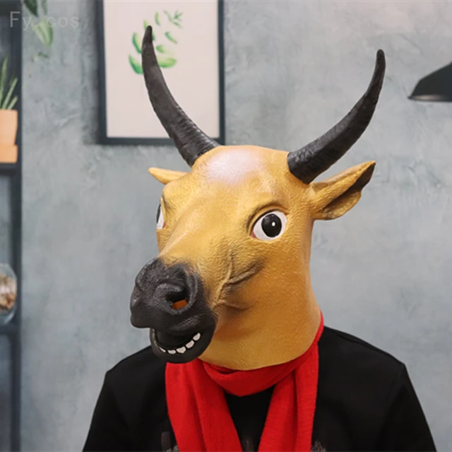 Bull Head Masks For Costume