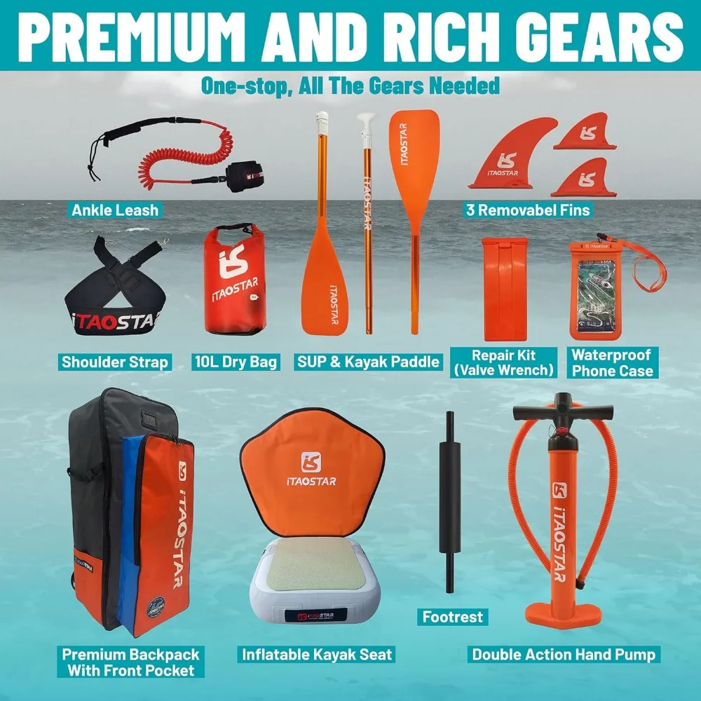 Journey 34″ Extra Wide Paddle Board for Better Balance – Outdoor Gear ...