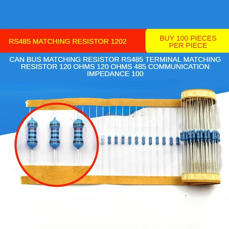 100PCS-CAN-Bus-Matching-Resistor-RS485-Terminal-Matching-Resistor-120 ...