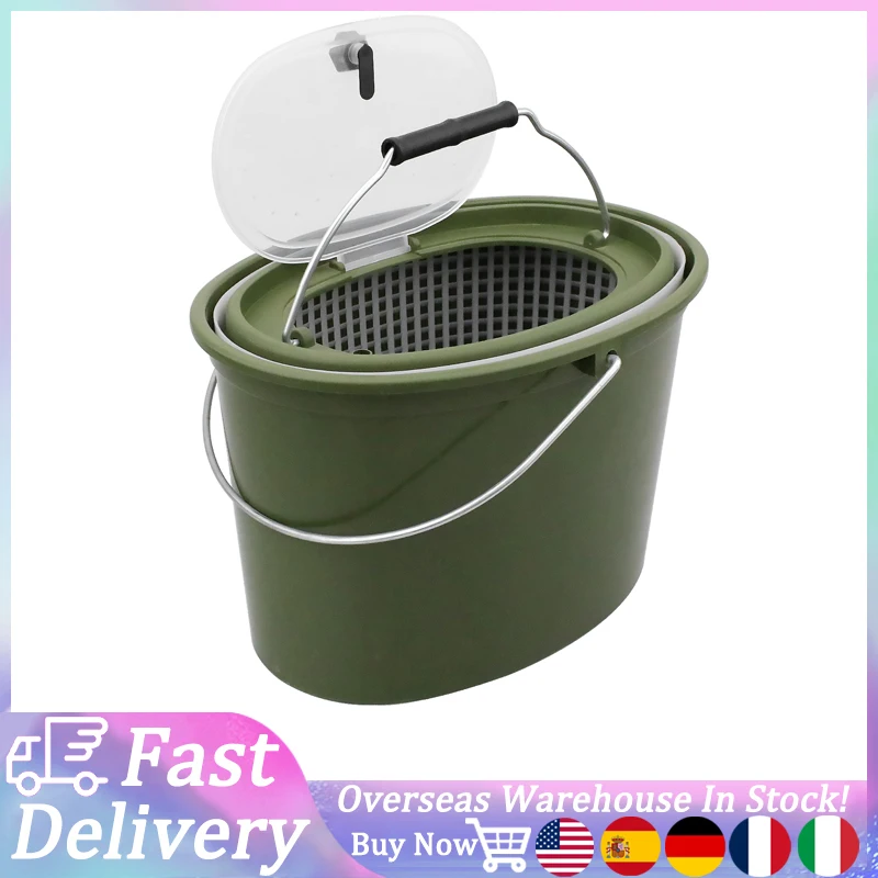 2-in-1-Fishing-Bucket-Double-Deck-Fish-Box-Detachable-Fish-Strainer ...