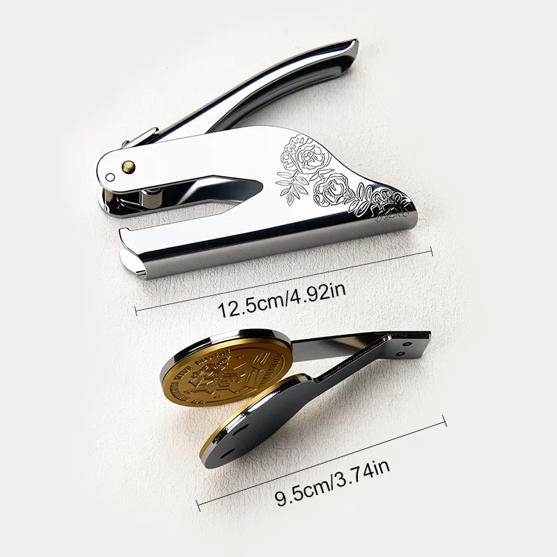 Custom Logo Stamps DIY Print Embosser Stamp Clips, Embosser Accessories ...