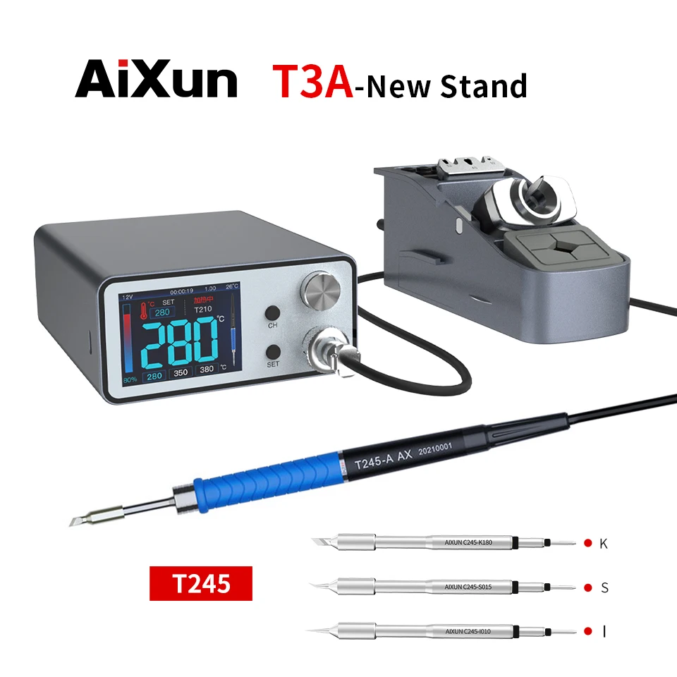Aixun New Stand T3a 200w Soldering Station Lcd Digitial Disply Repair ...