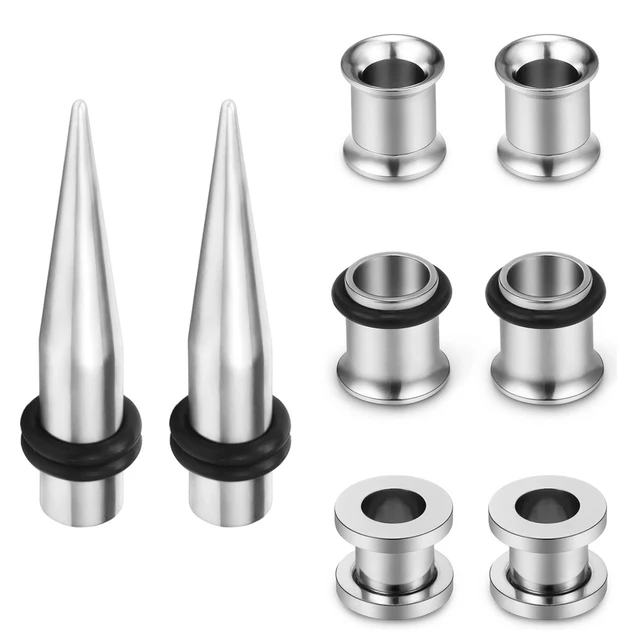 Ear Stretching Kit Stainless Steel