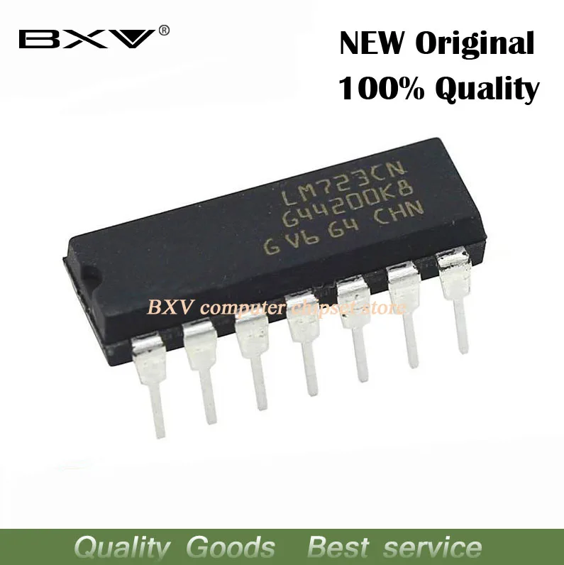 10PCS UC723L = LM723CN DIP14 LM723 DIP-14 MC1723CP DIP Adjustable ...