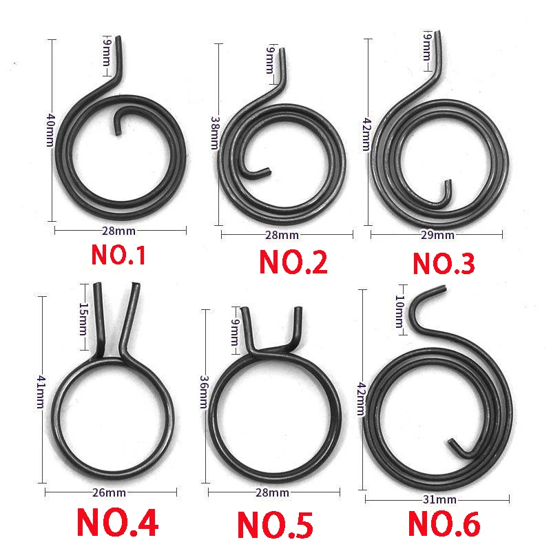 2PCS-Door-Handle-Replacement-Spring-Upper-Hook-Flat-Spring-Internal ...