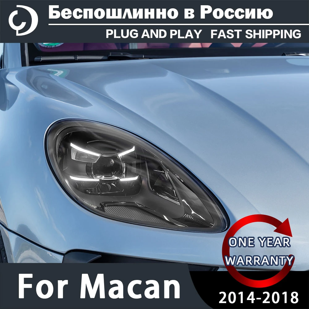 Akd Car Styling Headlights For Macan 2014-2018 Modified Led Drl Running ...