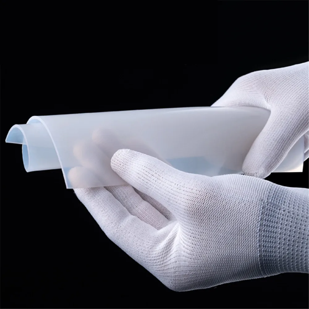 Silicone-Rubber-Sheet-100X100mm-200X200mm-500X500mm-Translucent-Plate ...