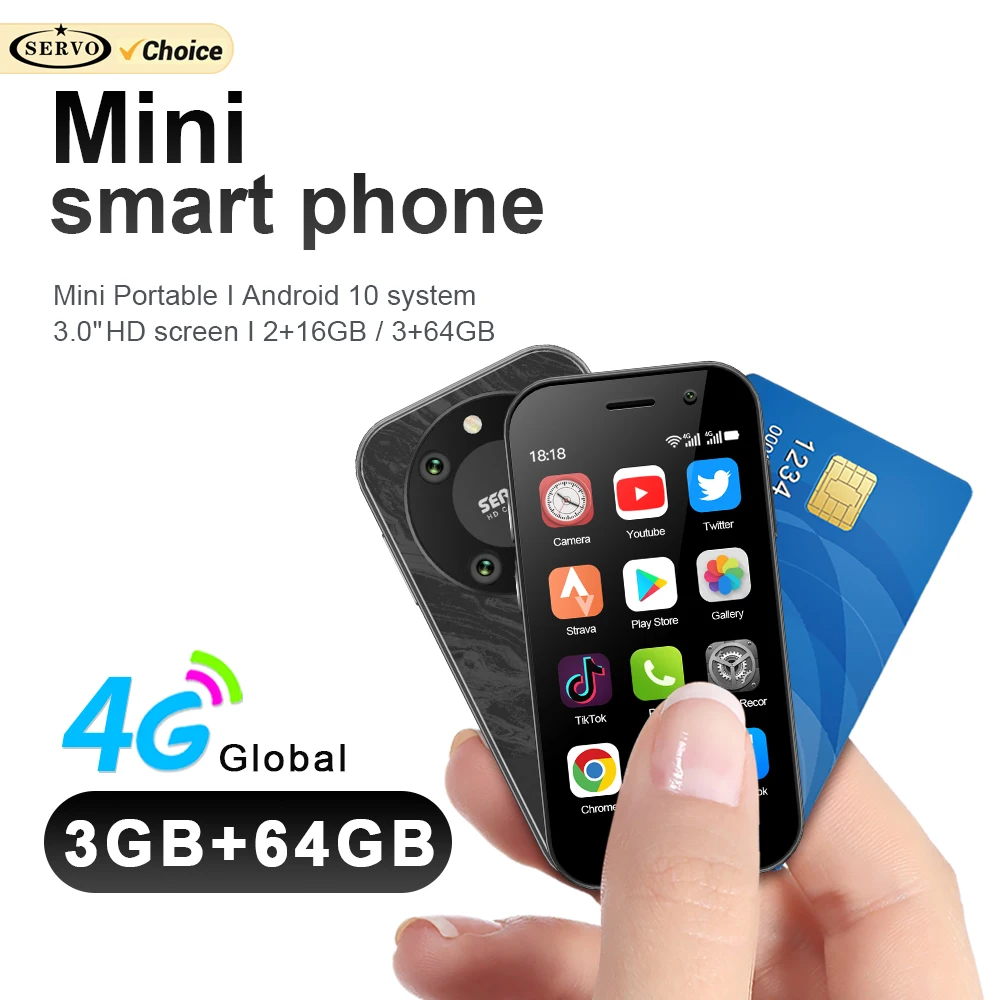 Hot-New-SERVO-KING9000-Mini-Smartphone-3-0-inch-Dispaly-2-SIM-Card ...