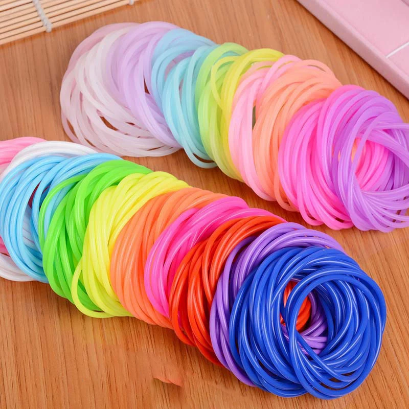 Bracelets-en-silicone-brillants-color-s-anneau-en-caoutchouc ...