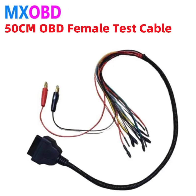 Universal Clip 16pin OBD2 Connector OBD2 Cable Suitable for Jumper ...