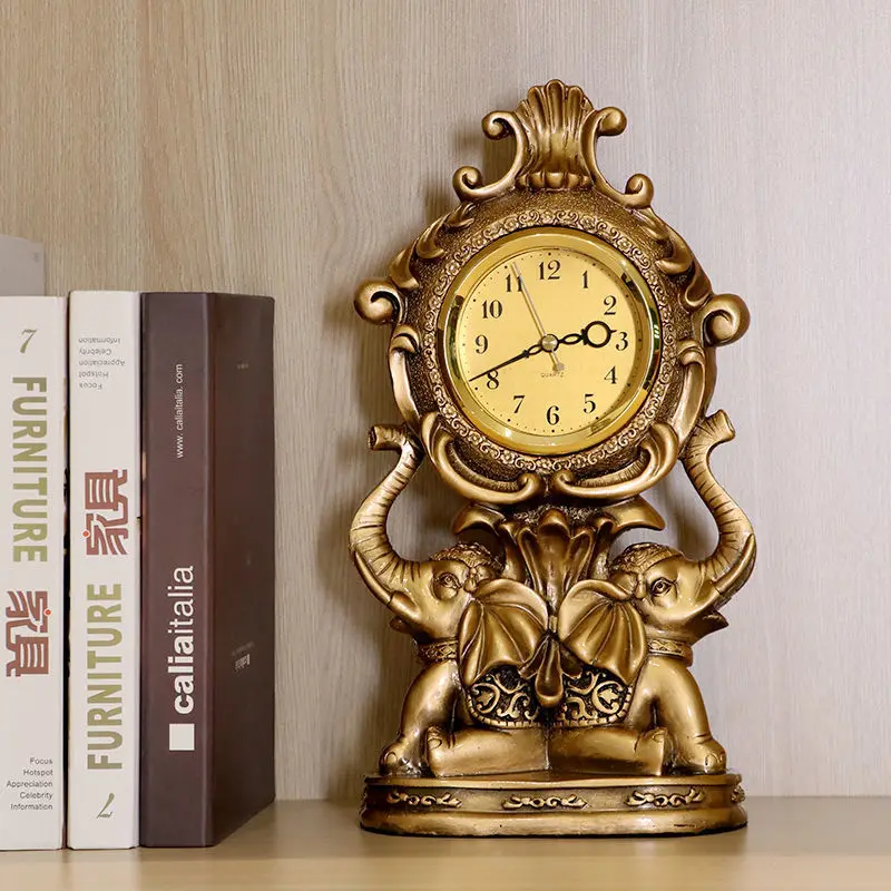 Elephant-Clock-Living-Room-Display-Elephant-Clock-Desktop-Home-Clock ...