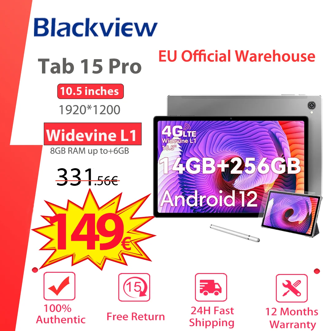 Blackview-Tableta-Tab-15-Pro-Tablet-con-Android-Pad-ocho-n-cleos-8-6 ...