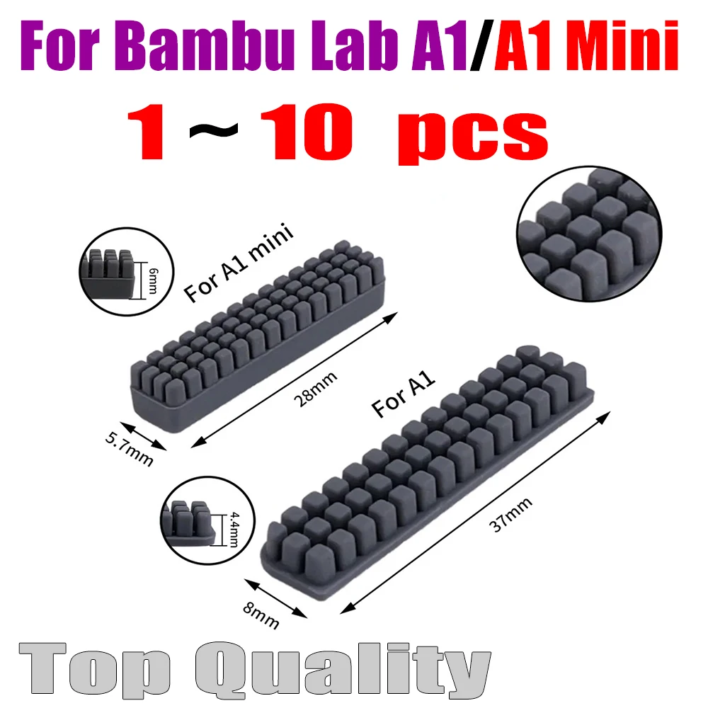 Nozzle Brush For Bambu Lab A1/A1 Mini For Wiper Silicone Brush Hotbed ...
