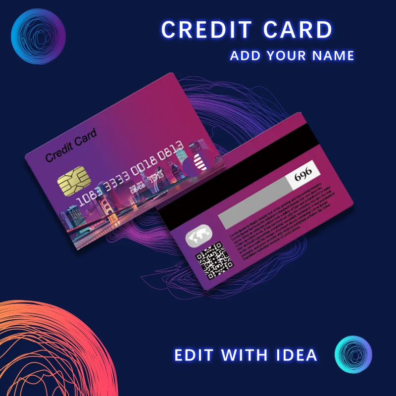 Custom-Logo-Master-Emv-Visa-Chip-Holographic-Membership-Credit-Card-Pvc ...