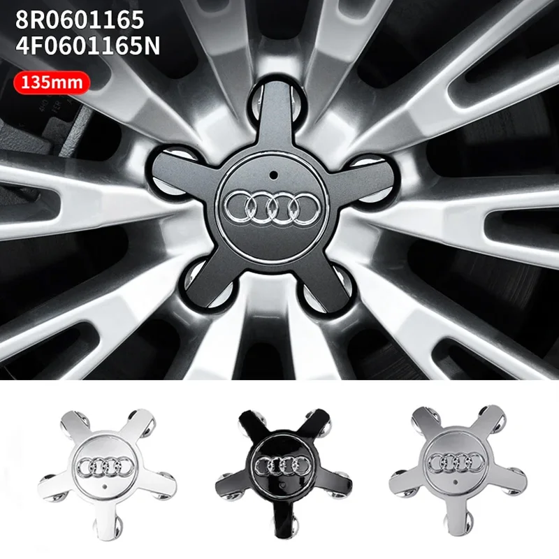 4pcs-135mm-Car-Wheel-Center-Cap-Hub-Covers-Badge-logo-8R0601165 ...