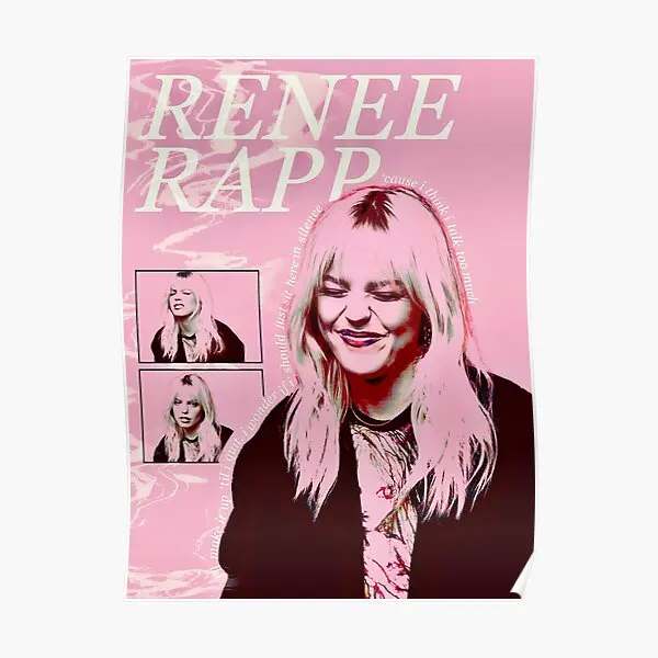 Renee-Rapp-Poster-Pink-Poster-Vintage-Funny-Print-Decoration-Modern ...