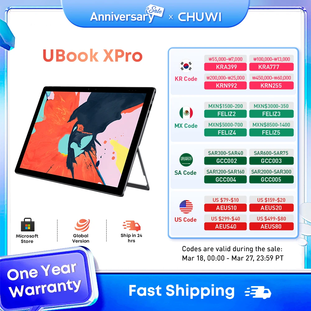 CHUWI-UBook-XPro-2-IN1-Windows-Tablet-13-2K-Touchscreen-512GB-SSD-8GB ...