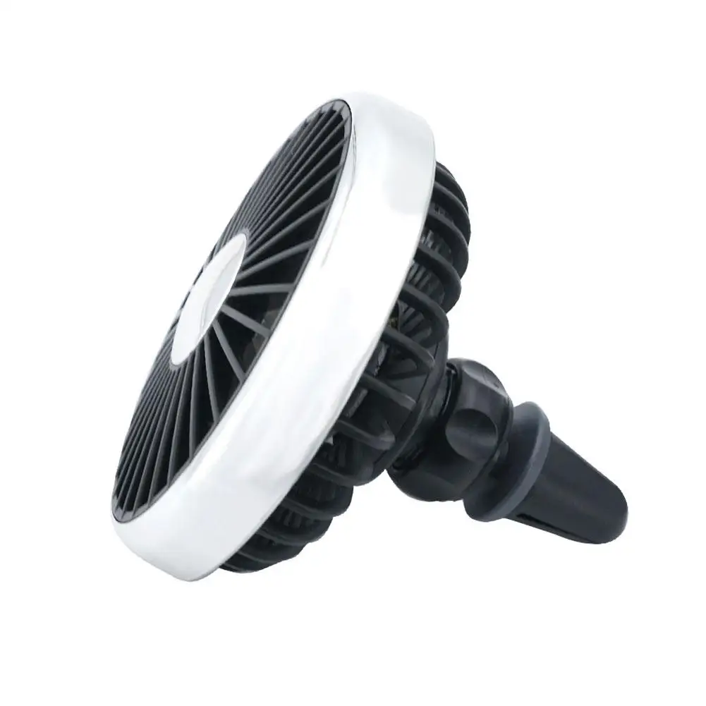 Portable Car Fan USB Dual Power 360° Adjustable Silent Cooling Safe for ...