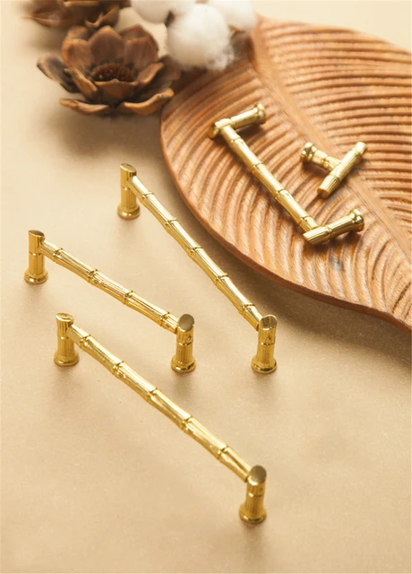 Bamboo Cabinet Pulls Bamboo Shape Solid Zinc Alloy Cabinet Knobs