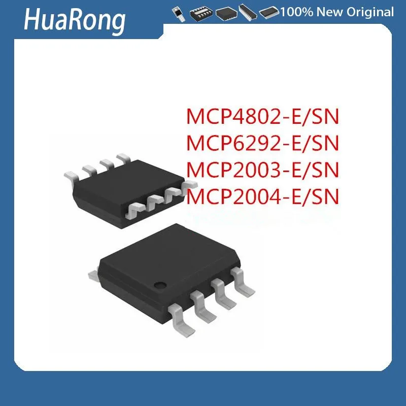 5PCS/LOT MCP4802-E/SN MCP4802E MCP6292E MCP6292-E/SN MCP2003E MCP2003-E ...