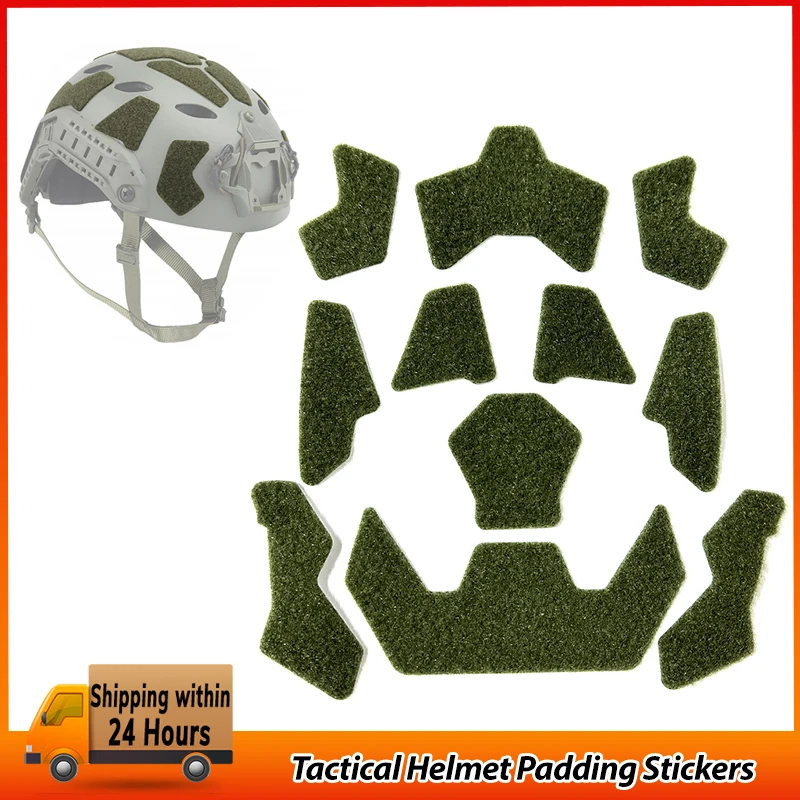 1 Set Helmet Padding Kit Self Adhesive Super High Cut Helmet Velcros ...