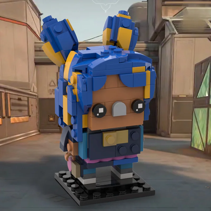 Valorant Game Building Blocks Neon Action Figure Gaming Periphery ...